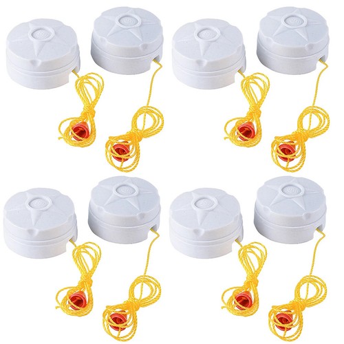 10 Pcs Lamp Pull Chain Replacement Bathroom Light Cord Pulls Wall ...