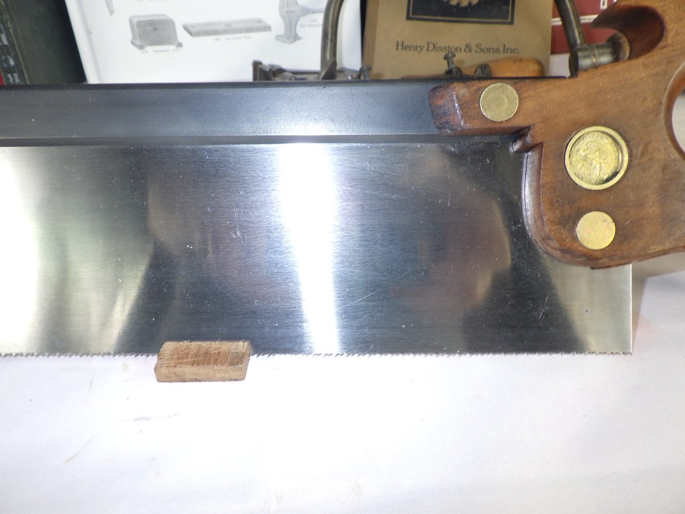 Richardson Bro's 12" Back Saw, 14 ppi Cross Cut, New Saw Plate, Split ...
