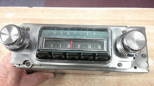 1967 SERVICED LEMANS TEMPEST GTO AM RADIO W/KNOBS ORIGINAL # 7298802 | eBay