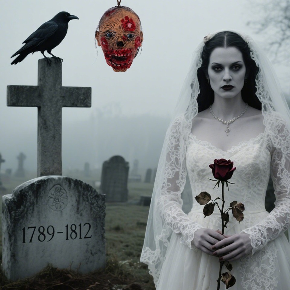 1Pc Chic Halloween Party Decoration Prop Hanging Head Pendant (Assorted ...