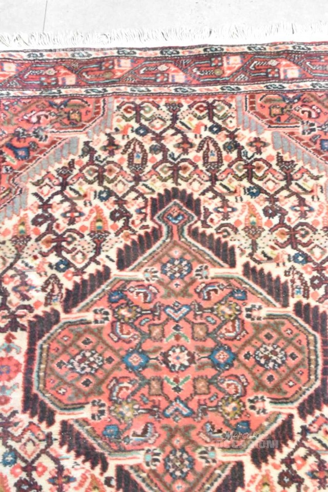 Geometric Pattern Rug Red Size 130x78cm | eBay UK