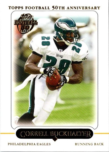 2005 Topps Correll Buckhalter #283 Philadelphia Eagles Football Card | eBay