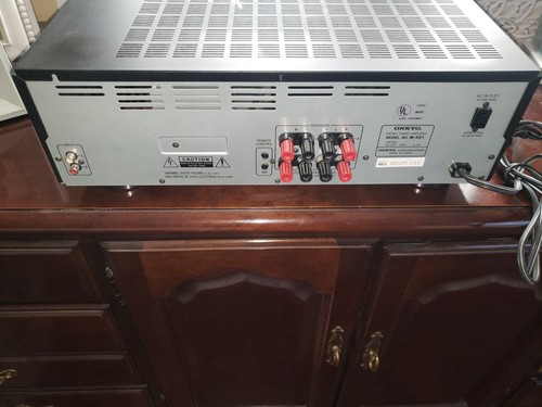 ONKYO M-501 Power Stereo Amplifier 2 Channel 150W per Channel, Mint ...