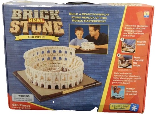 Real Brick Stone Coliseum - Brick ‘N’ Mortar Kit 945 pcs YOU BUILD IT ...