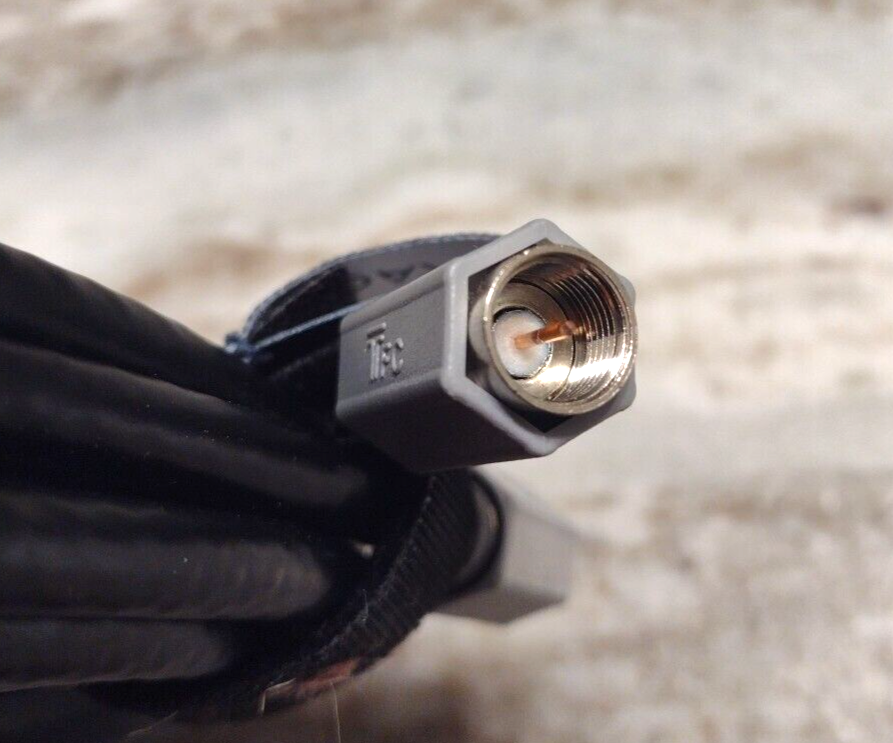Coax Coaxial Cable 12 Foot Antenna TV Internet Satellite Spectrum Cord ...