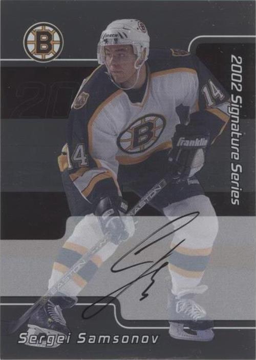 2001-02 In the Game Be A Player Signature Series - Sergei Samsonov #LSSA Autographs (AU) for ...