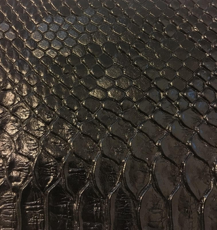 SHIPS FOLDED SNAKE SKIN SCALE 3D Texture Faux Leather Upholstery Vinyl ...