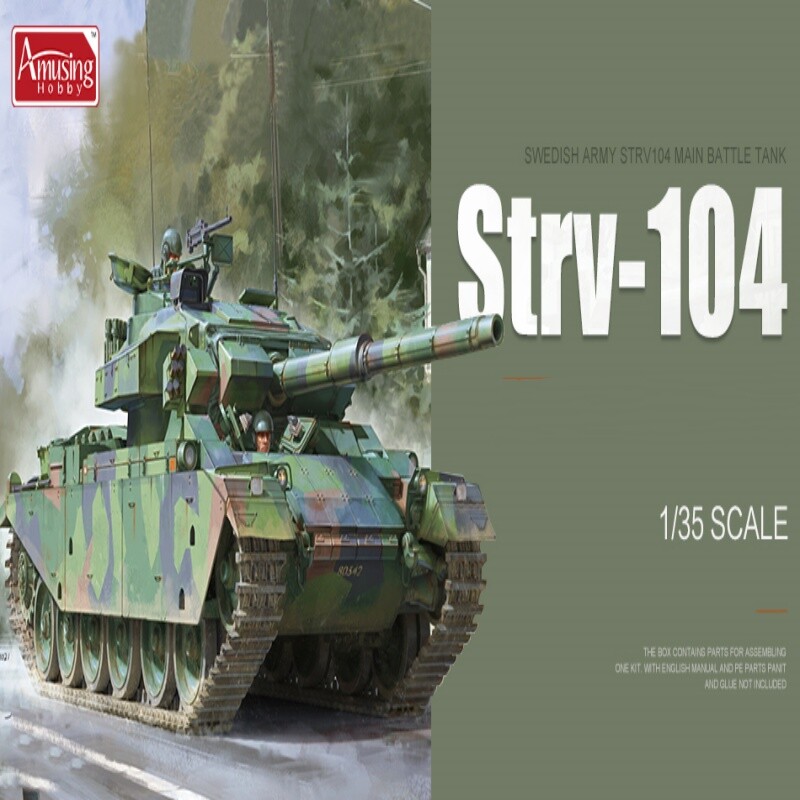 Amusing 35A043 1/35 Strv-104 SWEDISH ARMY STRV104 MAIN BATTLE Tank ...