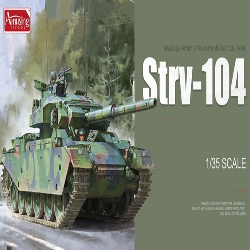 Amusing 35A043 1/35 Strv-104 SWEDISH ARMY STRV104 MAIN BATTLE Tank ...