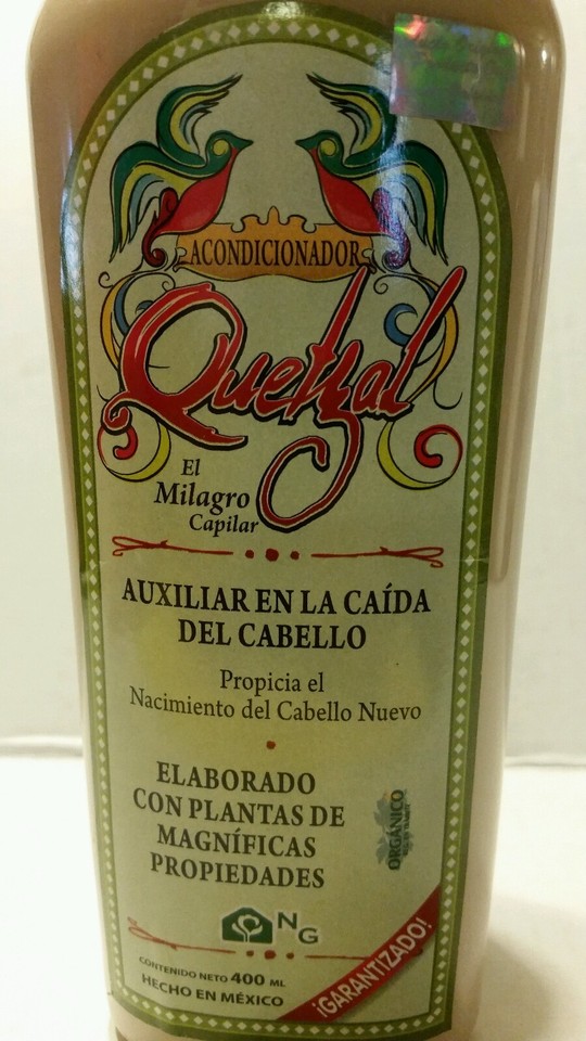 Shampoo Quetzal & Hair Conditioner Help in the Regrowth of hair { 2 ...