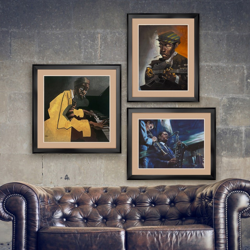 42W"x28H" NIGHTHAWKS by EDWARD HOPPER - PHILLIES BAR DOUBLE MATTE ...