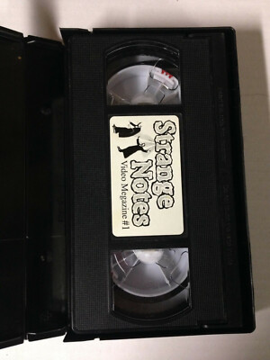 Strange Notes #1 - video magazine [VHS] skateboarding video strange ...