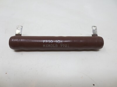 Memcor FR-50 Watts 50 ohms Cathode Resistor | eBay