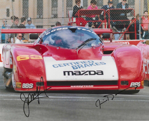 Autographed John Maffucci & Jim Downing IMSA Racing Photograph | eBay