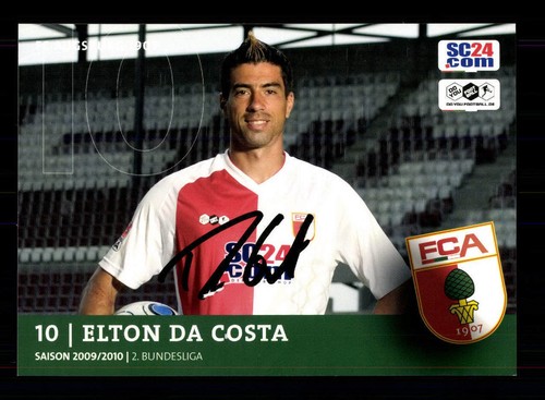 Elton da Costa Autogrammkarte FC Augsburg 2009-10 Original Signiert + A ...