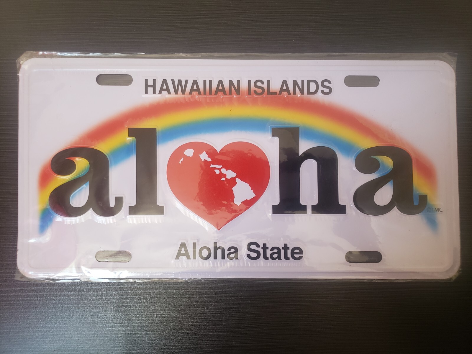 Hawaiian "Aloha" Novelty License Plate from Hawaii - Heart of Hawaii | eBay