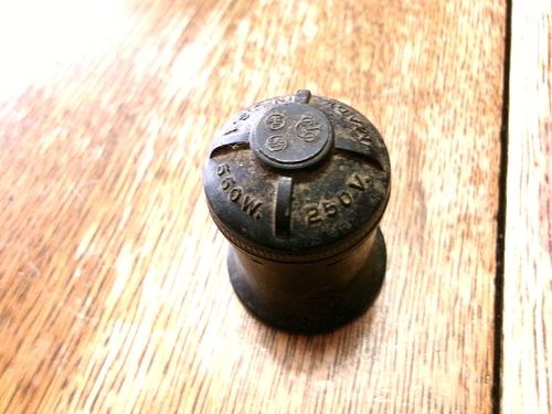 Antique Hubbell Bakelite Light Bulb Socket Outlet Adapter 660W 250V UL ...