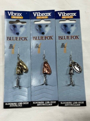 1 Blue Fox Super Vibrax Fishing Lures Size 1 | eBay