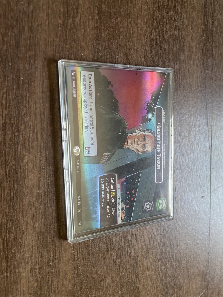 Grand Moff Tarkin - Oversector Governor 258 Leader Showcase Foil Star ...