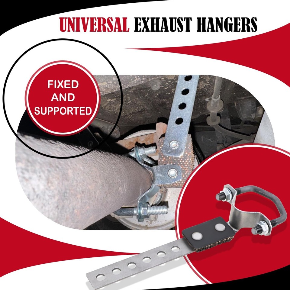 Universal Exhaust Hangers Heavy Duty Tail Pipe Hangers Muffler Hanger ...