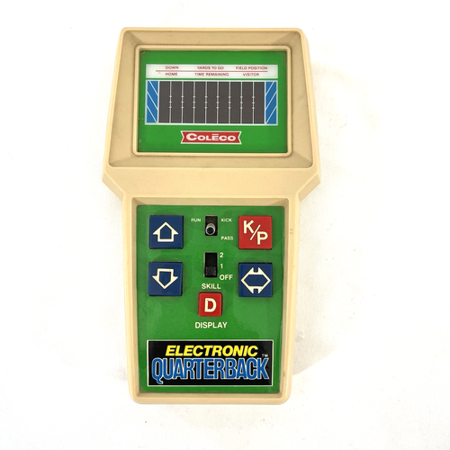 Vintage Coleco Electronic Quarterback Handheld 1970’s Football Game | eBay
