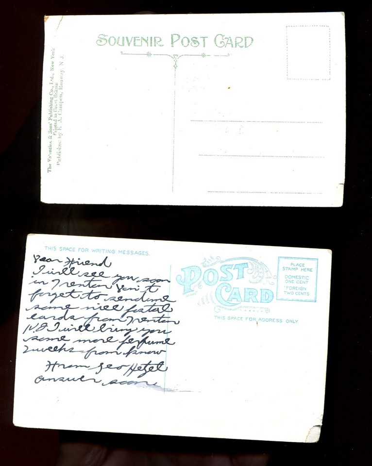 2 OLD POSTCARDS RAHWAY NJ STATE PRISON / REFORMATORY INTERIOR ...