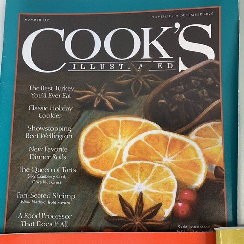 Assorted Lot of 11 Cook's Illustrated Magazines 2020, 2021 & 22 No Full ...