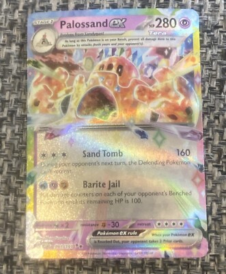 Palossand ex 091/191 Double Rare Surging Sparks SV8 NM Pokémon TCG | eBay