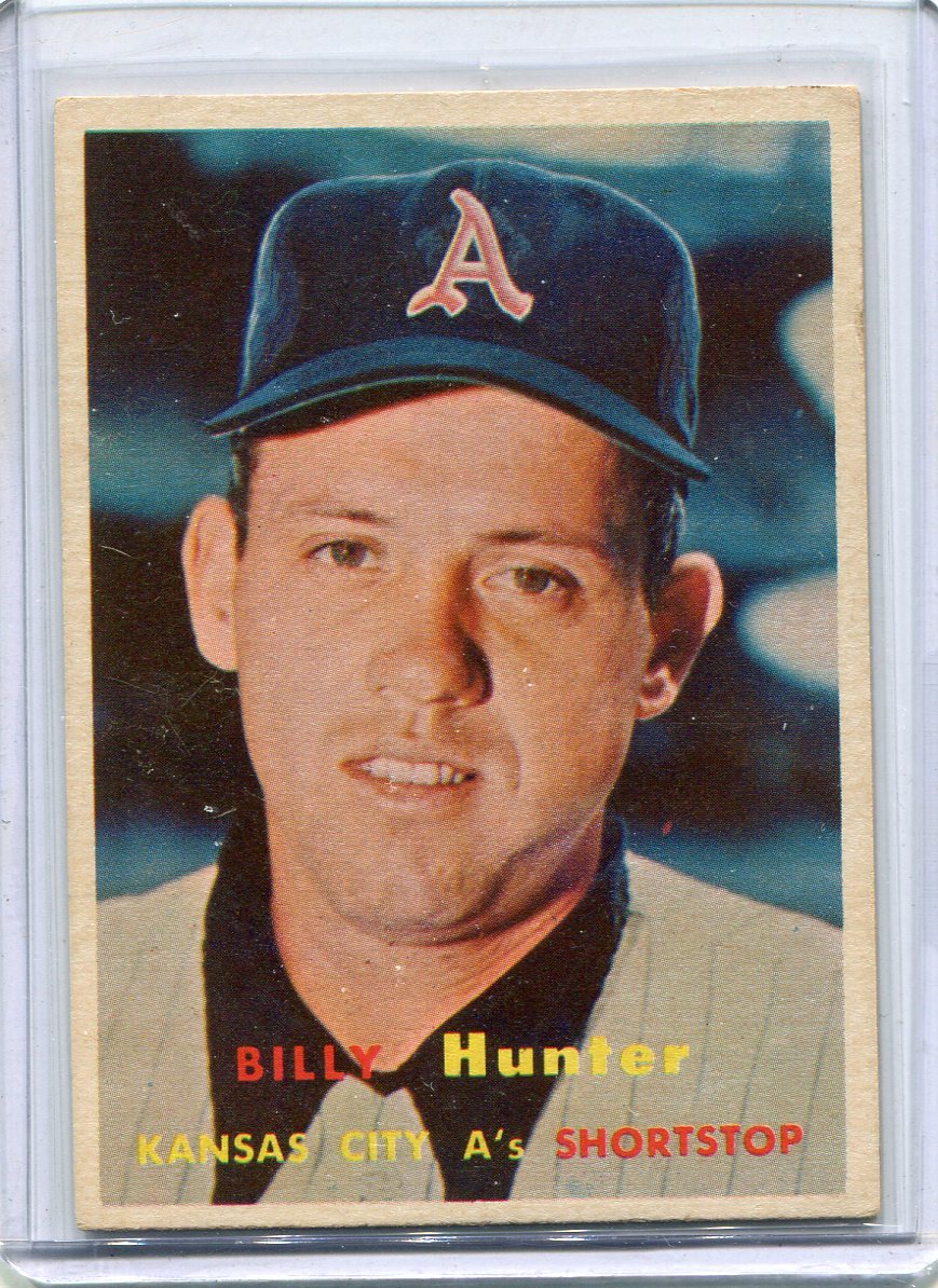 1957 Topps - Billy Hunter #207 for sale online | eBay
