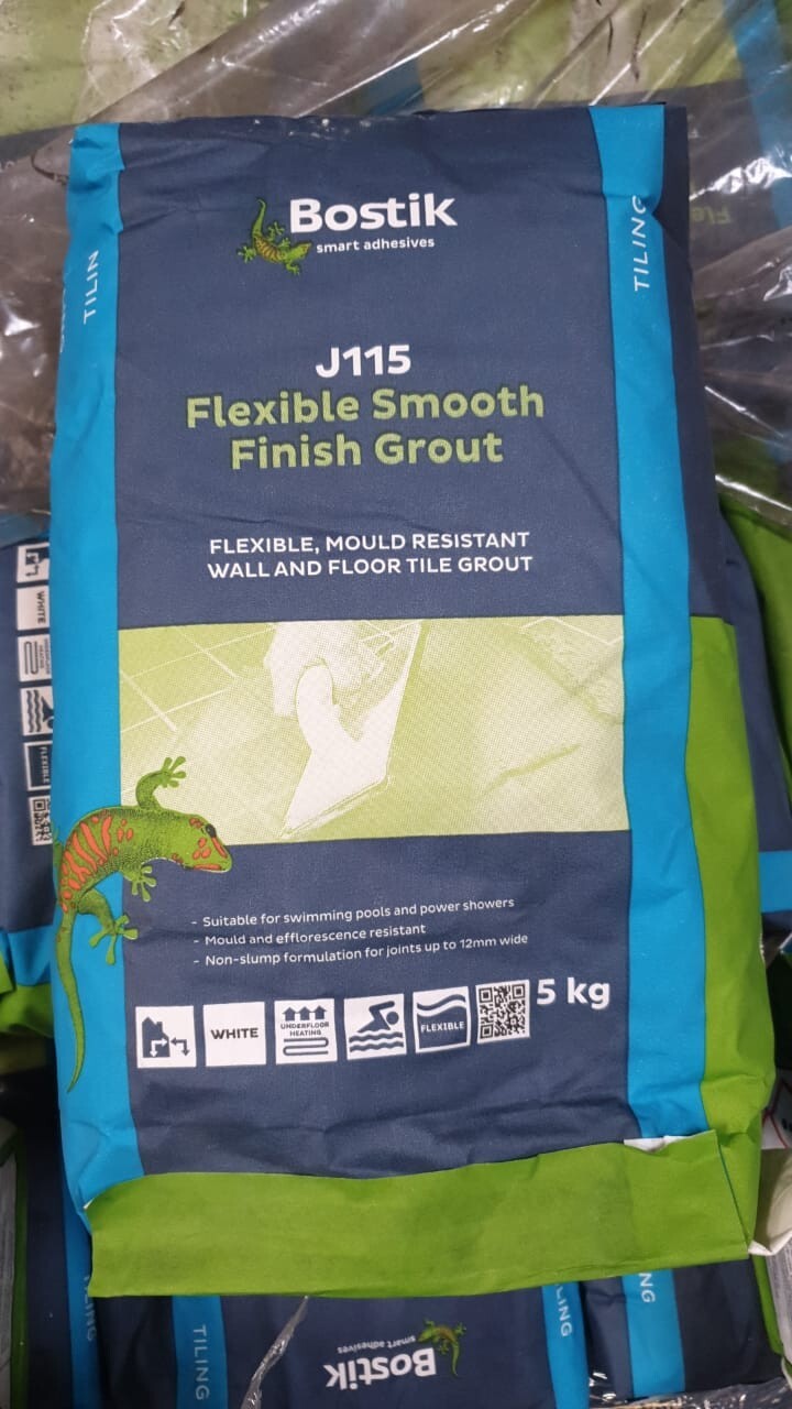 Bostik Flexible Grout J115 Smooth Finish Filler Floors & Walls 5KG ...