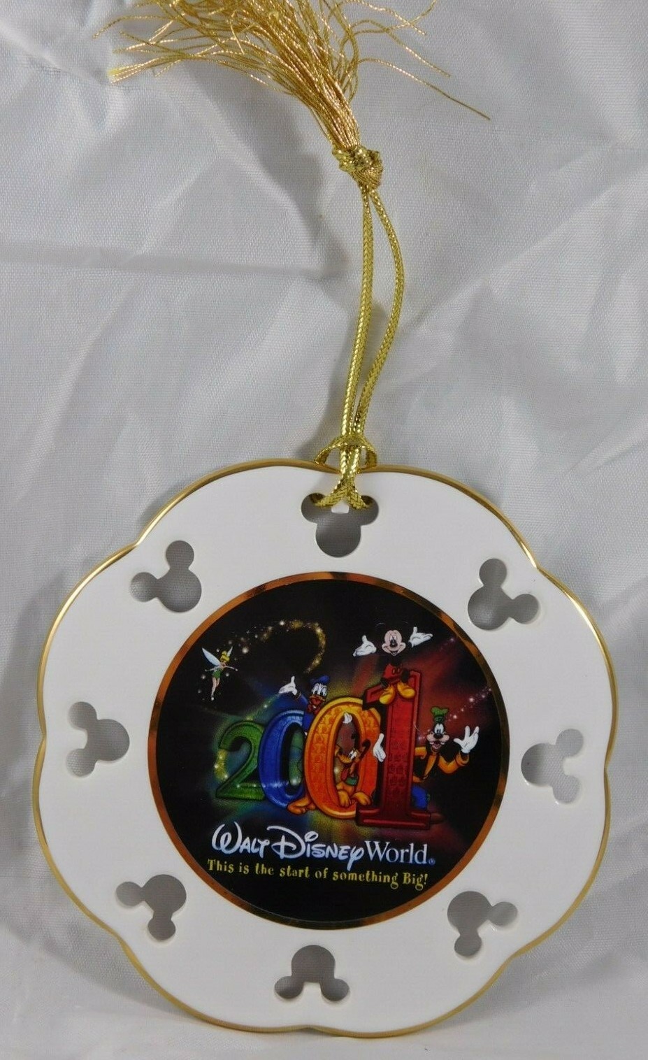2001 Walt Disney World Christmas Collection Ornament Mickey Goofy Tink ...