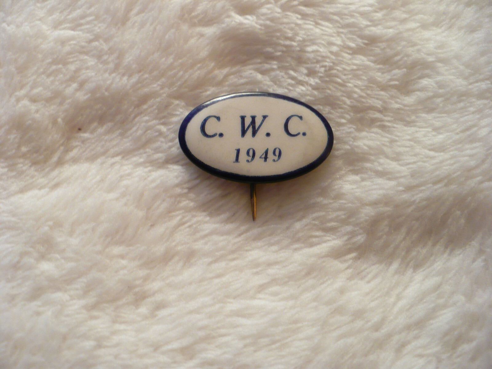 RT- VINTAGE C.W.C. (CWC) 1949 PIN BADGE (SMALL) #35873 (REAL NICE ...