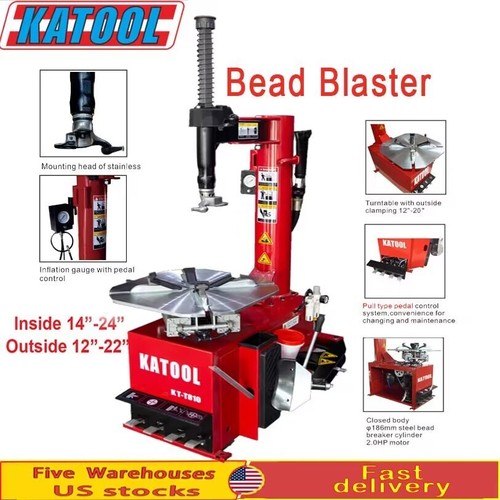 KATOOL Tire Changer KT810, Tire Repaire Machine with bead blaster | eBay