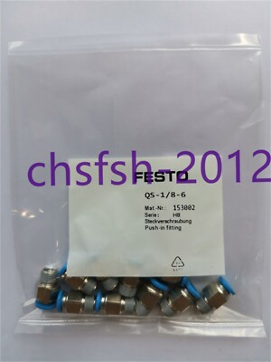 1 PCS NEW IN BOX FESTO Air Joint QS-1/8-6 153002 | eBay
