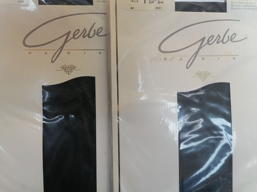 2x Gerbe Collant Transparent SUN SATIN 10 DEN Coloris Noir Taille 1 e10 ...
