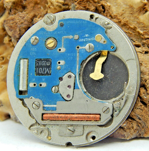 Vintage Tag Heuer Antima 7 jewel ETA 955 114 men's wrist watch movement ...