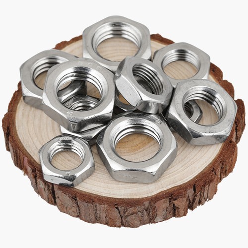 A2 Edelstahl Flach Sechskantmuttern Sechskant Mutter Feingewinde M6-M20 ...