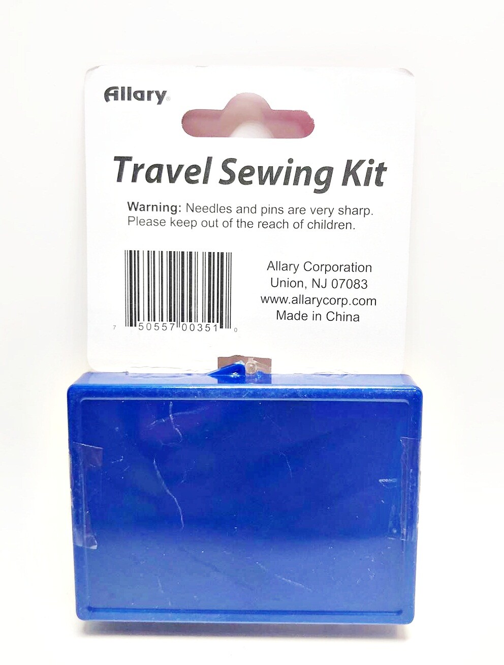 Lot of 2 Allary Home & Travel Sewing Kit in Reusable Case, Style #351 ...