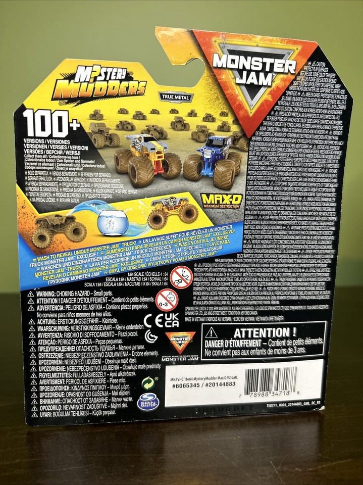 New Monster Jam Mystery Mudders MAX-D Series 3 | eBay