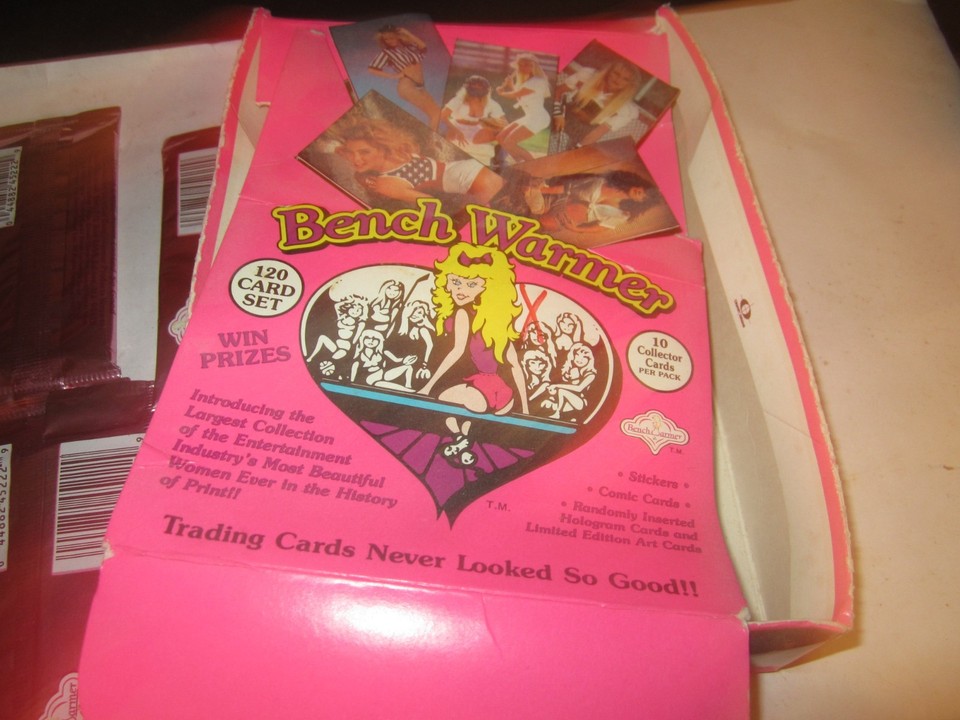 28 SINGLE 1992 Bench Warmer Trading Cards AND 5 10 PACKS SEALED PLUS ...