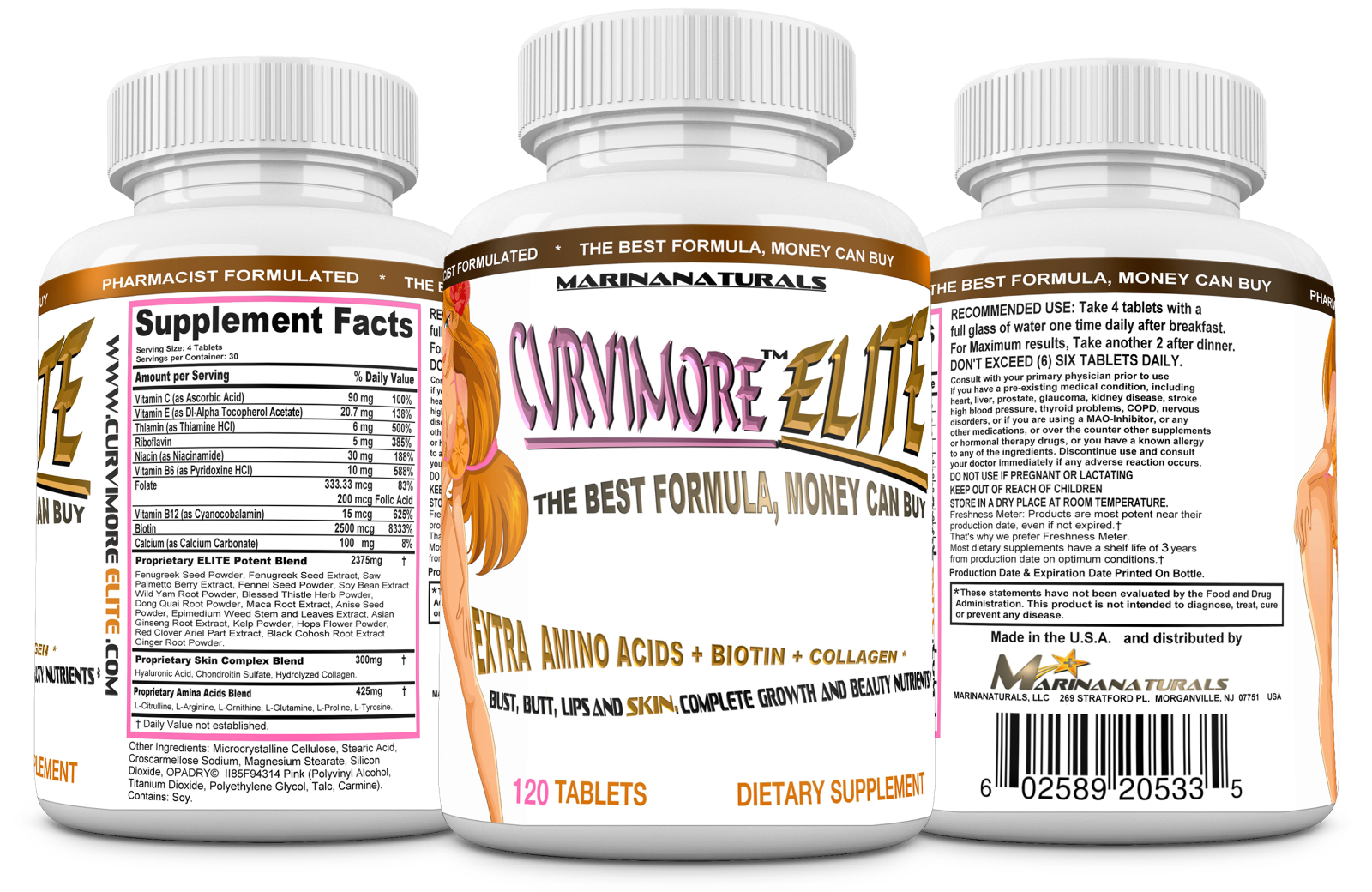 CURVIMORE ELITE ☀ Breast & Booty Enlargement - Butt, Bust & Lip ...