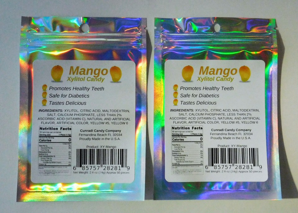 Mango Xylitol Candy, Safe for Diabetics, Promotes Healthy Teeth | eBay