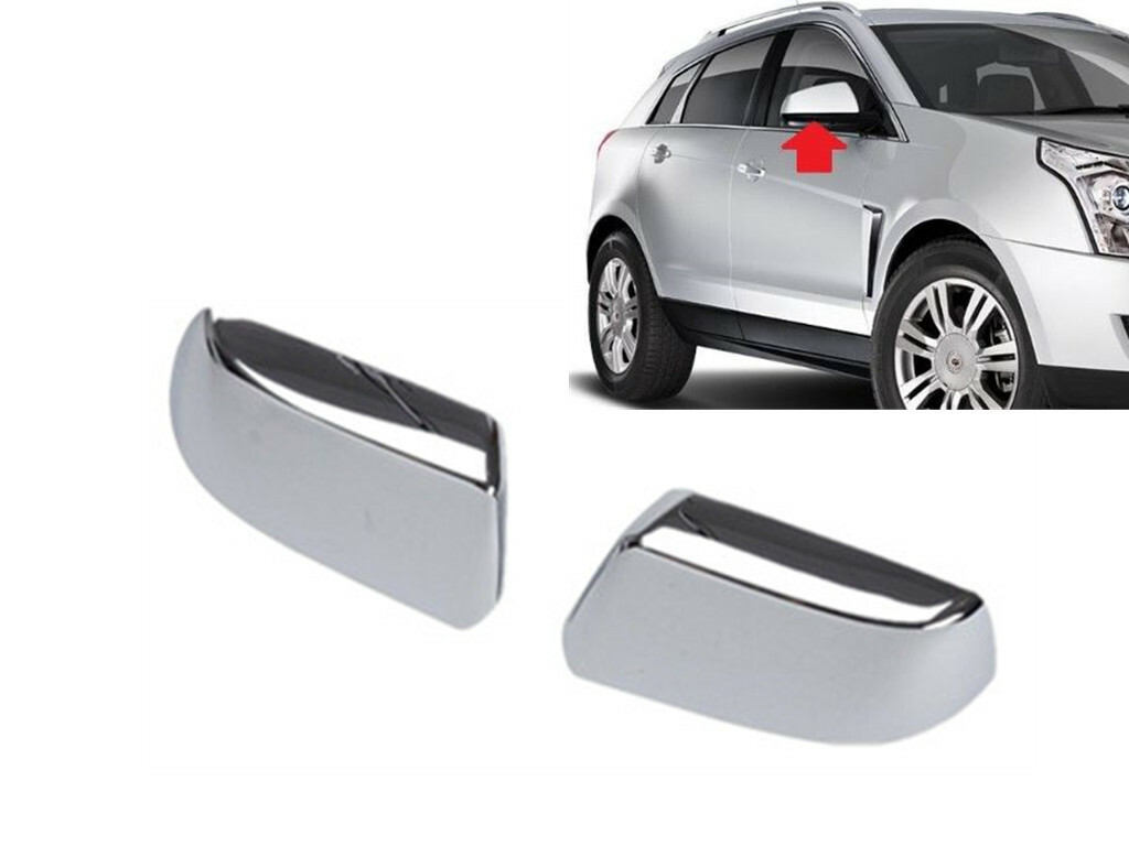 FOR 2010-2016 CADILLAC SRX TOPHALF CHROME SIDE MIRROR COVER COVERS | eBay