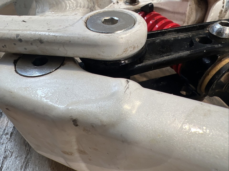 Cracked Kona CoilAir Supreme Full Suspension Mountain Bike Frame 2008 ...