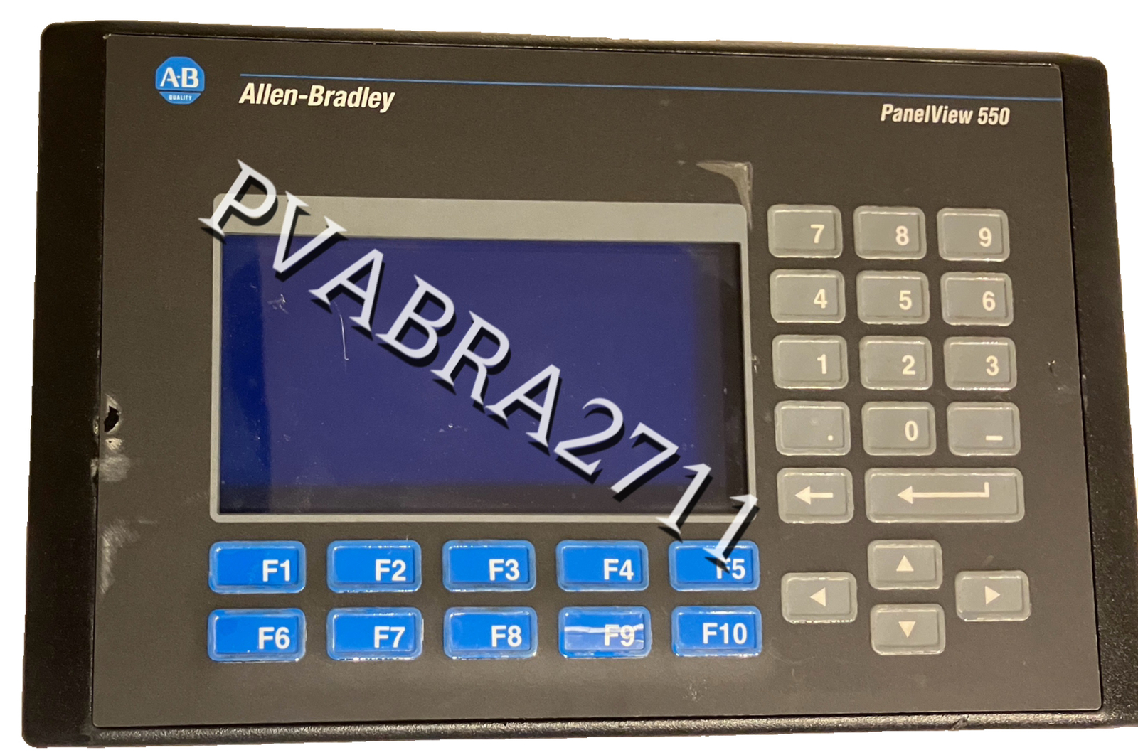 Allen Bradley 2711-K5A16 /H PanelView Mono Keypad RS-232/RS-232 DF1 FRN ...