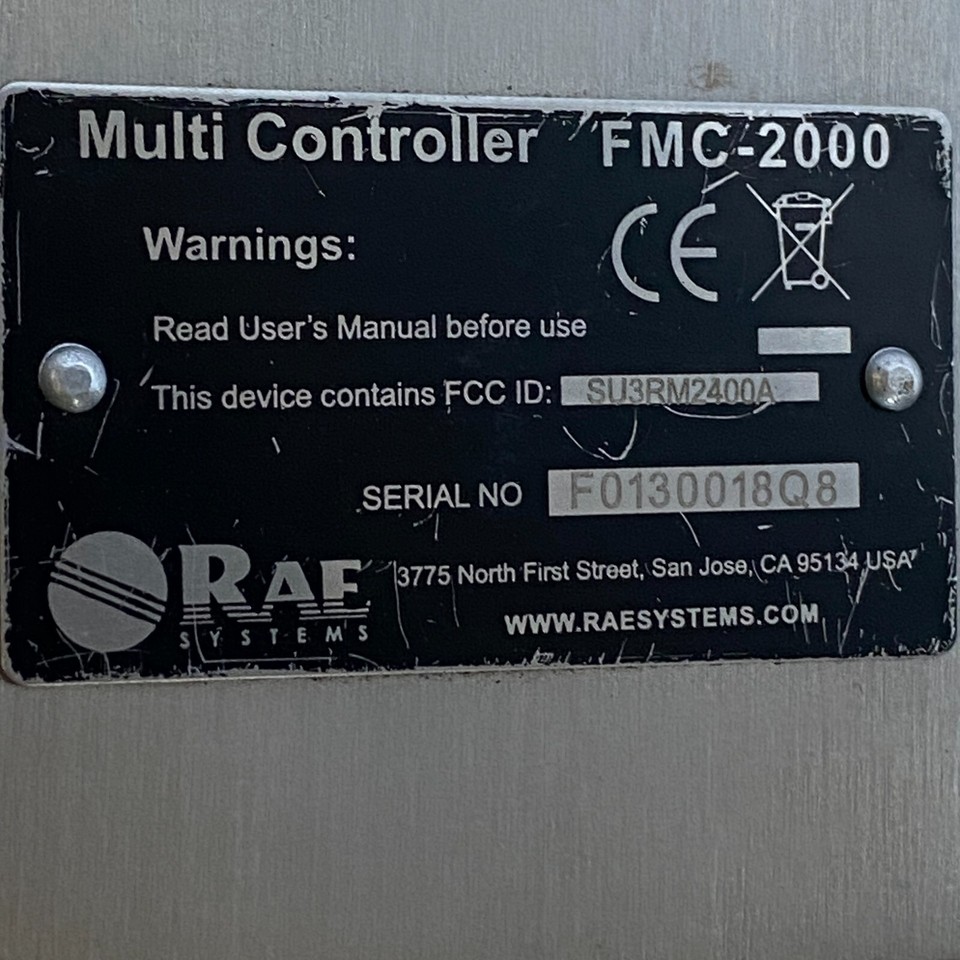 RAE Systems MeshGuard LEL H2S fixed gas detection FMC 2000 Wireless ...