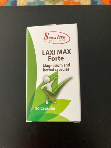 LAXI MAX FORTE Natural Laxative 100 Capsules Made in Israel | eBay