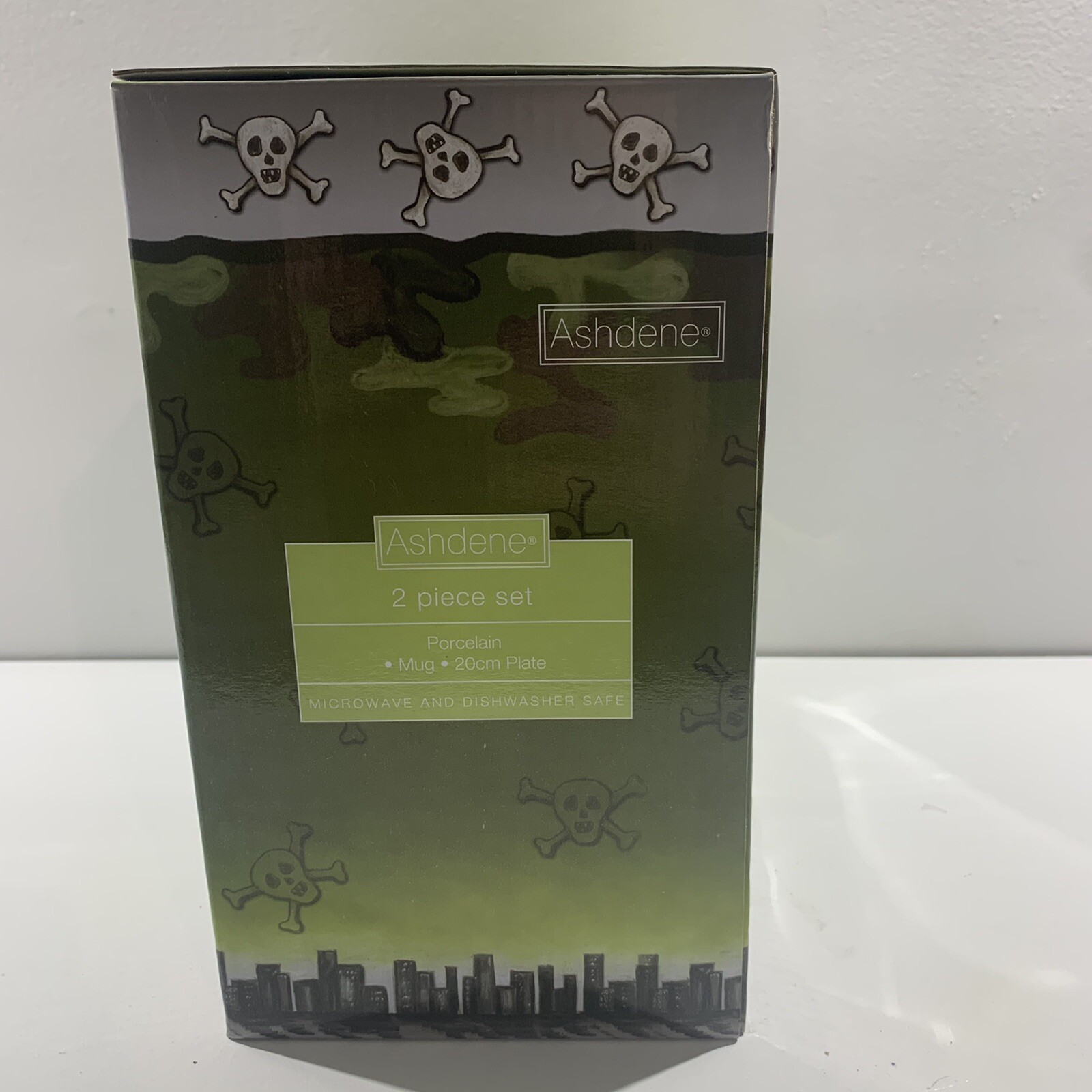 Ashdene 2 Piece Porcelain Kids Set Mug Plate Skater Boy By Lisa Pollock ...