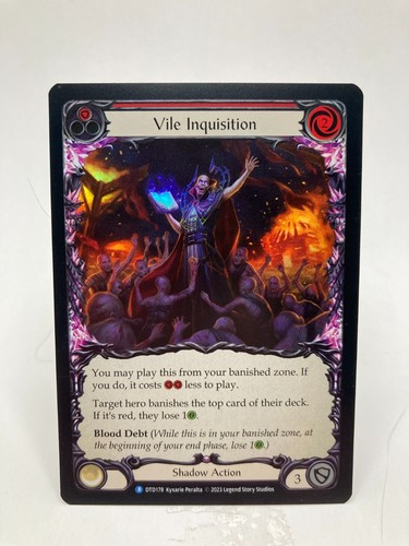Vile Inquisition NM/M* FOIL Dusk Till Dawn - Flesh And Blood 178 RED ...