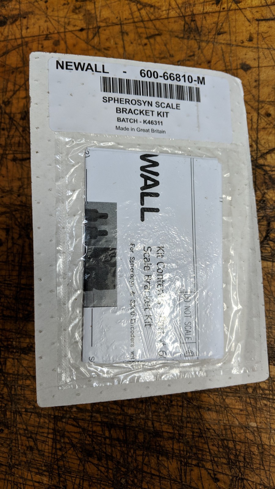 New Newall Spherosyn Scale Bracket Kit 600-66810-M mounting bracket pin ...
